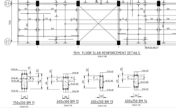 Make structural drawings in autocad by Engdennis | Fiverr