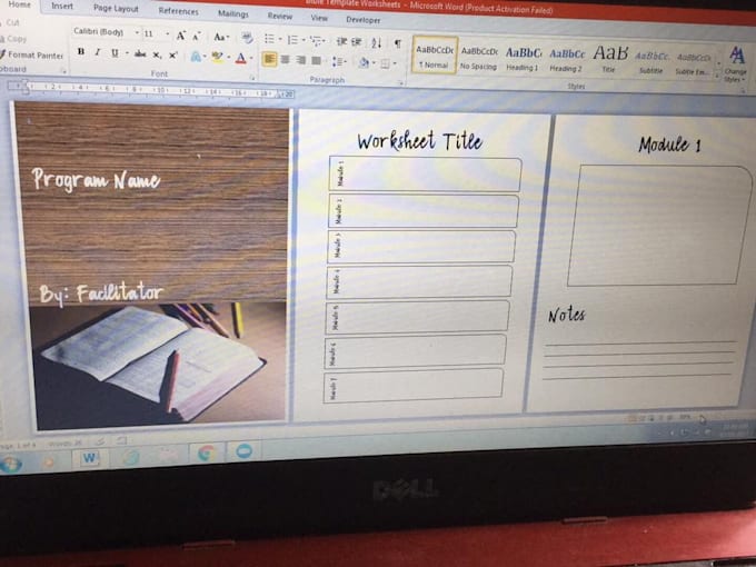 Creating beautiful simple worksheets by Crisarah | Fiverr