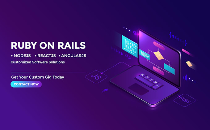 Develop and design full stack ruby on rails projects ror, react by ...