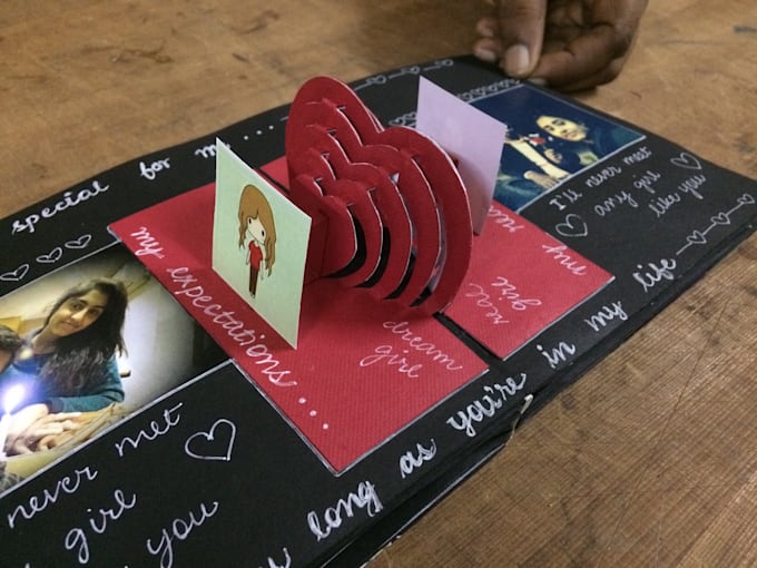 Make an amazing custom pop up card by Stutiparekh | Fiverr