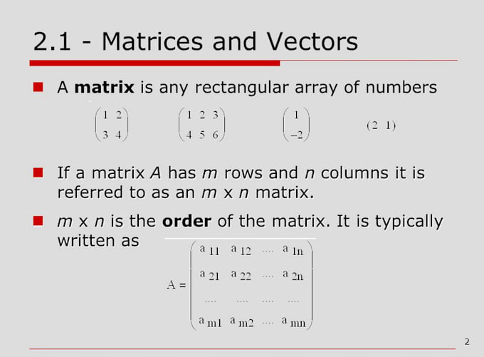 Work out your matrices and vectors with the best solutions by Jayleey ...