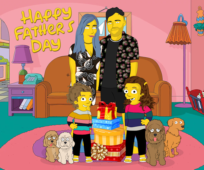 Turn your photo to simpson cartoon by Hardbearded996 | Fiverr