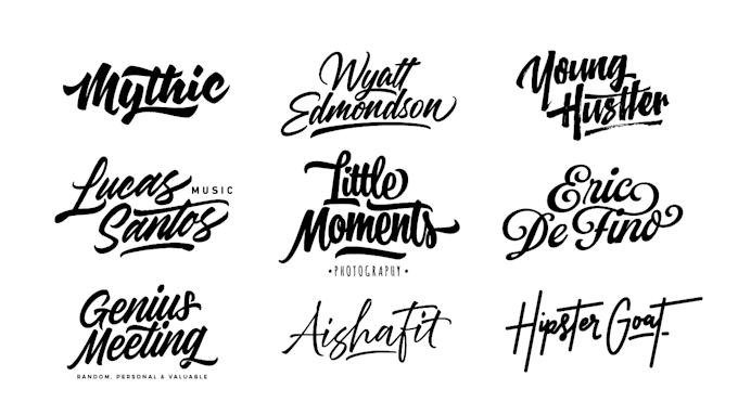 Create a unique hand lettered signature logo for your brand by ...