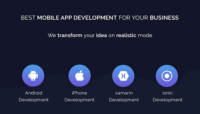 Develop professional android and ios mobile application by Iworldweb ...