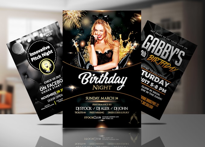 Create eye catching event or party flyers by Muheb_afnan | Fiverr