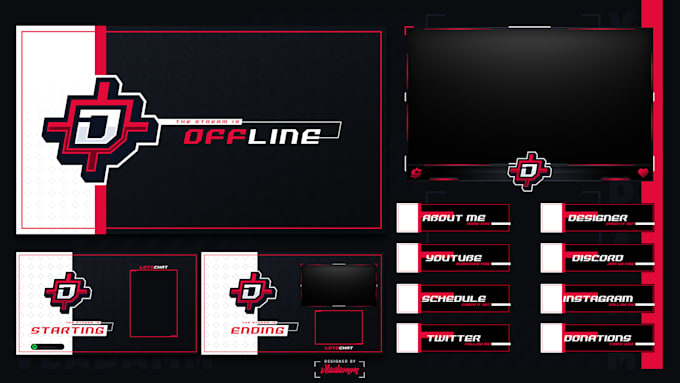 Design professional twitch overlay and esports logo design by Vladamm ...