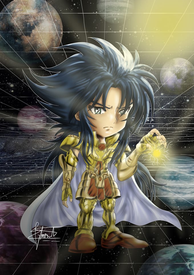 Draw cool and detailed super deformed character for you by Yuutazero ...