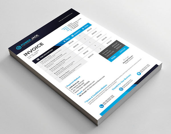 Create amazing invoice for you in 24 hours by Armahamudul6609 | Fiverr