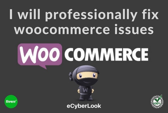 Professionally fix woocommerce issue by Ecyberlook | Fiverr
