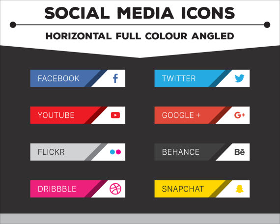 Design custom social media icons for your business by Ponyboydesign ...