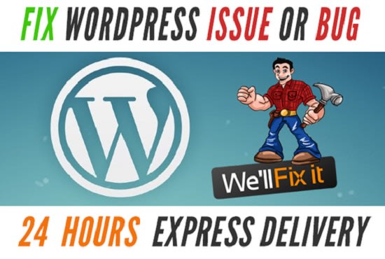 Fix wordpress issues, errors or problems by Lovishgulati733 | Fiverr Fix wordpress issues, errors or problems by Lovishgulati733 | Fiverr