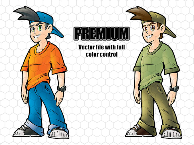 Design a basic character or mascot concept by Webion | Fiverr