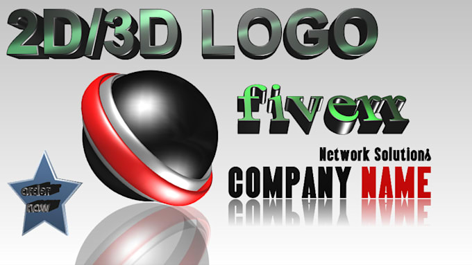Design 3 prenium 3d logo in 24hrs by Lynda_cartoon | Fiverr