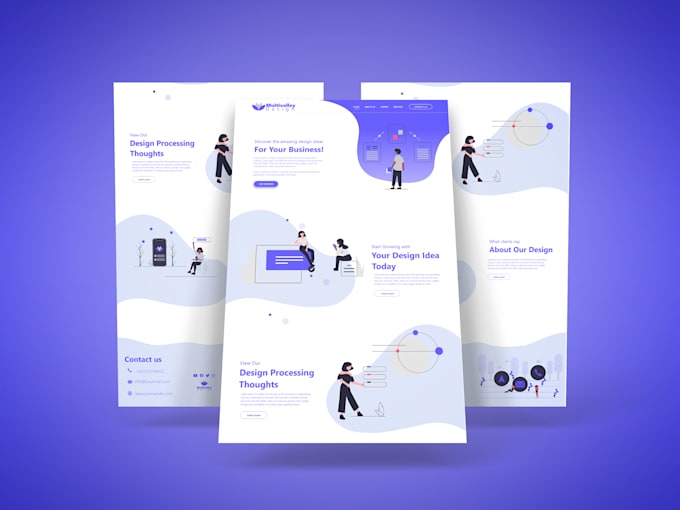 Design web ui template by Gdriaz3 | Fiverr