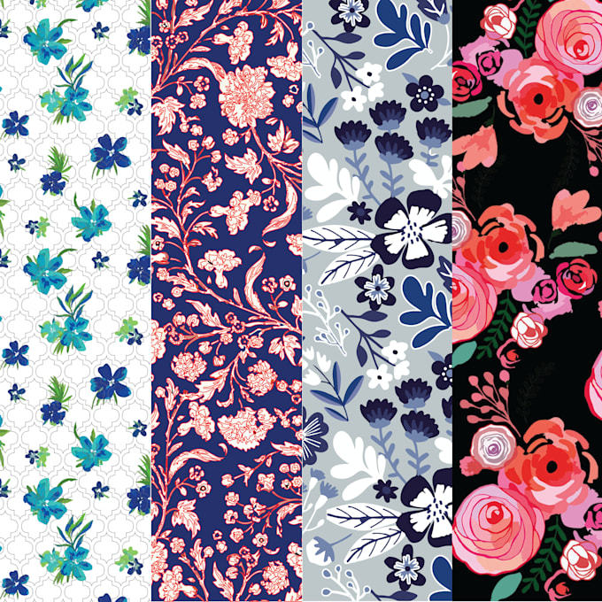Make custom seamless patterns for your brand by Shaileshsaini | Fiverr