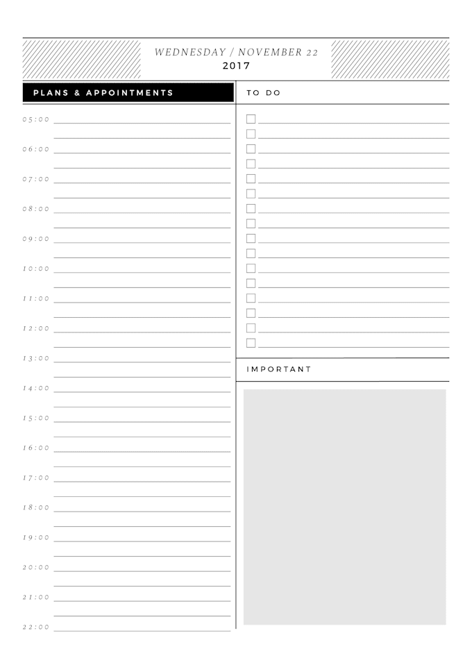 Make a custom planner insert layout design for you by Firs12 | Fiverr