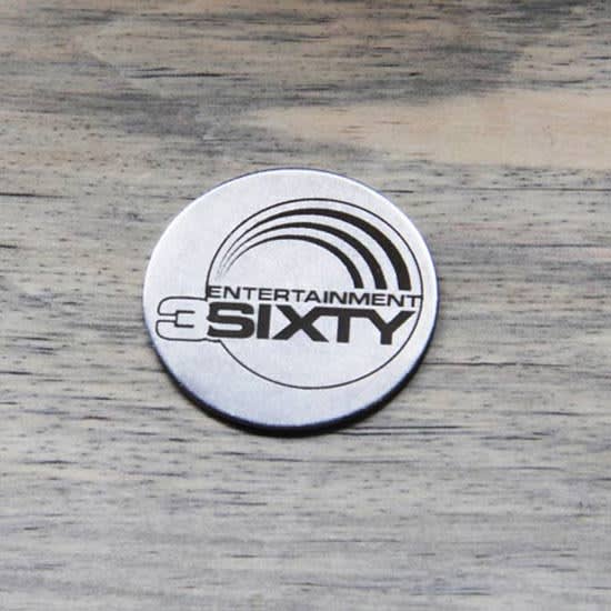 Create 25 laser engraved stainless steel coins for you by Hlmedia | Fiverr