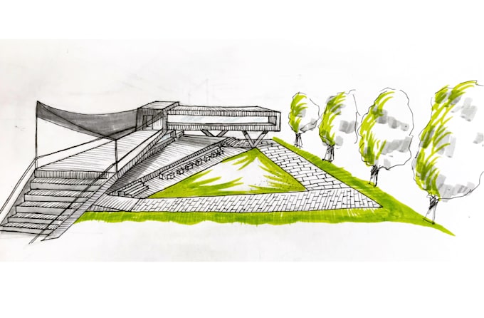 Do a sketch of your future house by Artquitectura | Fiverr