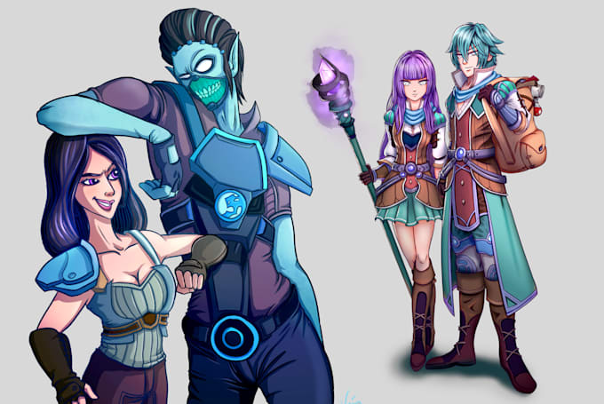 Draw you or your original character by Cal_vein | Fiverr