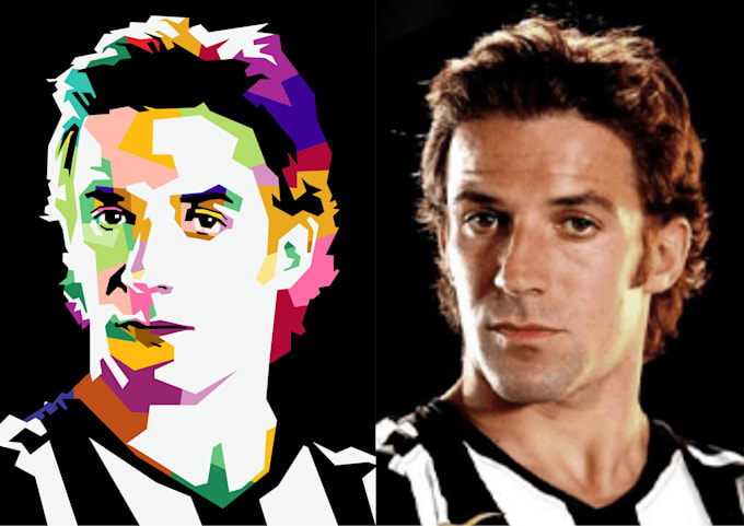 Make your photo in pop art portrait full color wpap style by Wid026 ...