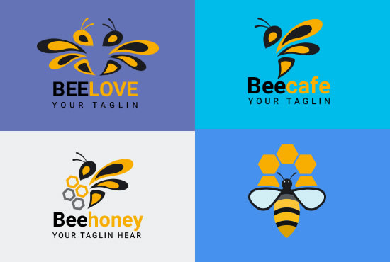 Design unique cool professional logo by Beecafe | Fiverr