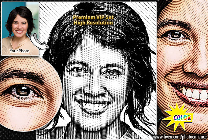 Draw your portrait classic business headshot wsj style hedcut by ...