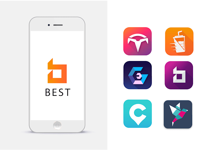 Design a professional app icon and logo by Futechh | Fiverr