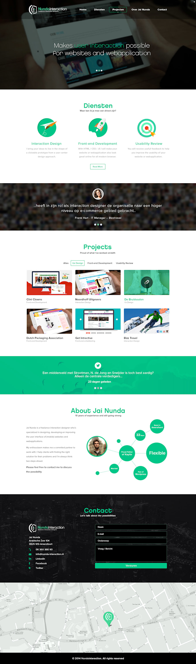 Create one page responsive website by Web_template | Fiverr