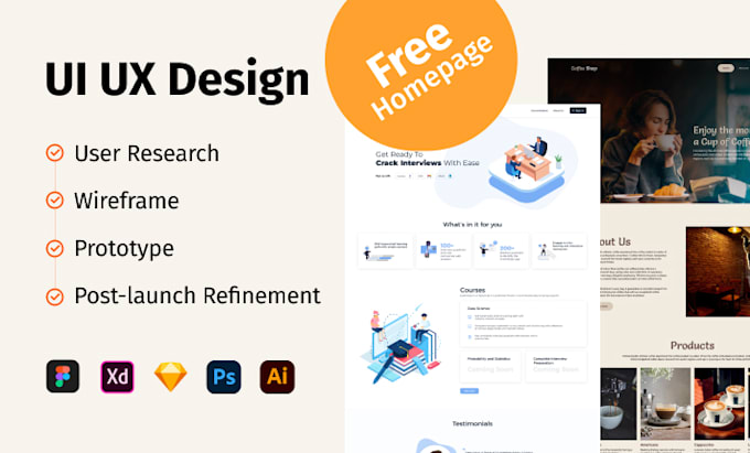 Design and prototype web application ui ux using figma by Barridj | Fiverr