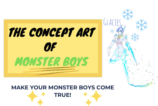 Drawing the character concept art of monster boys by Ampforyou | Fiverr
