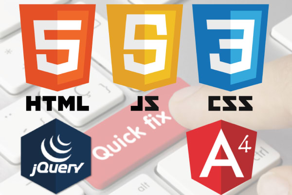 Fix Html Css Javascript Jquery Or Angular Issue By Luckyali5b Fiverr