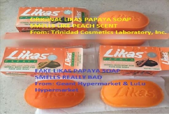 Send you10 bars likas papaya skin whitening herbal soap by ...