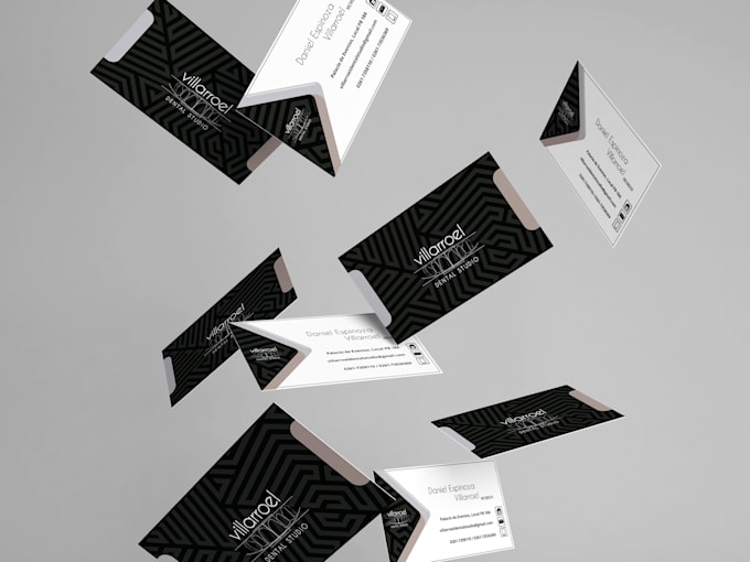 A stylish card design with 5 models by Samyavalero29 | Fiverr