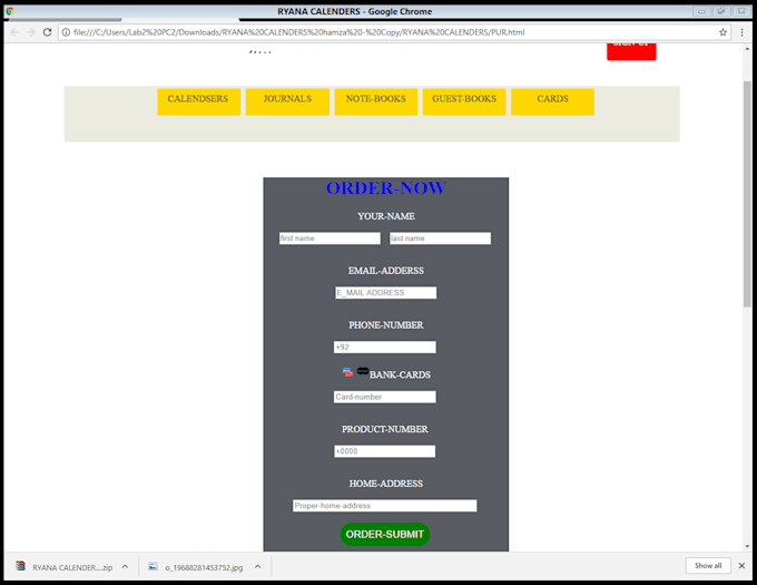 Create websites html and css and javascript by Basitrauf | Fiverr