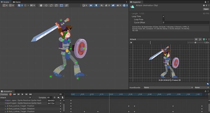 Rig and animate 2d game characters for unity by Moonstar2d | Fiverr