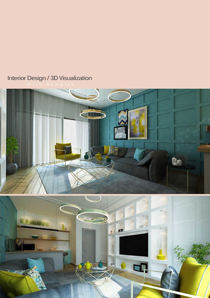 Interior visuals and design by Pkamel | Fiverr