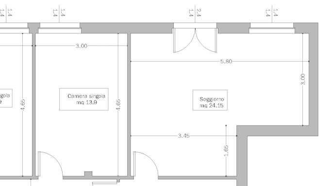 Convert planimetrie cartacee in autocad by Raffing | Fiverr