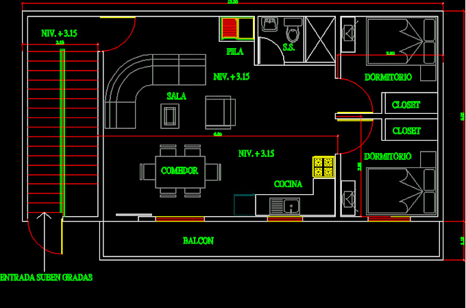 Design professional 2d plane and 3d model in autocad by Rashidswati ...