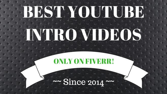 Create a youtube logo intro video by Houston23 | Fiverr