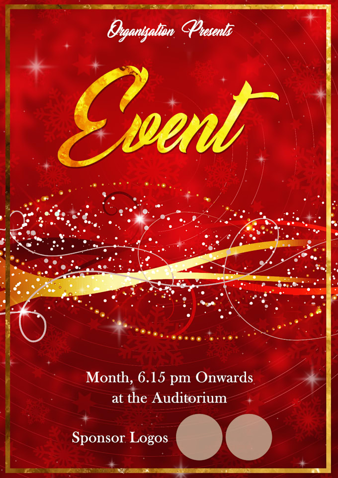 Design a perfect poster for your next event by Navodith | Fiverr
