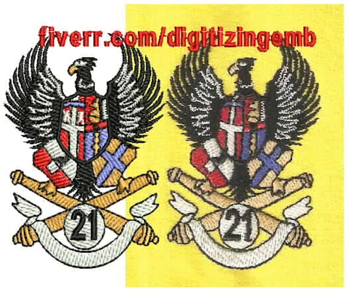 Digitize front chest embroidery logo by Digitizingemb | Fiverr
