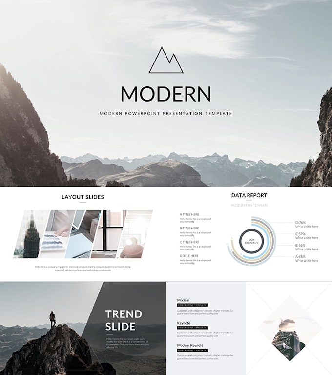 Improve and design your powerpoint presentation by Omarmart | Fiverr