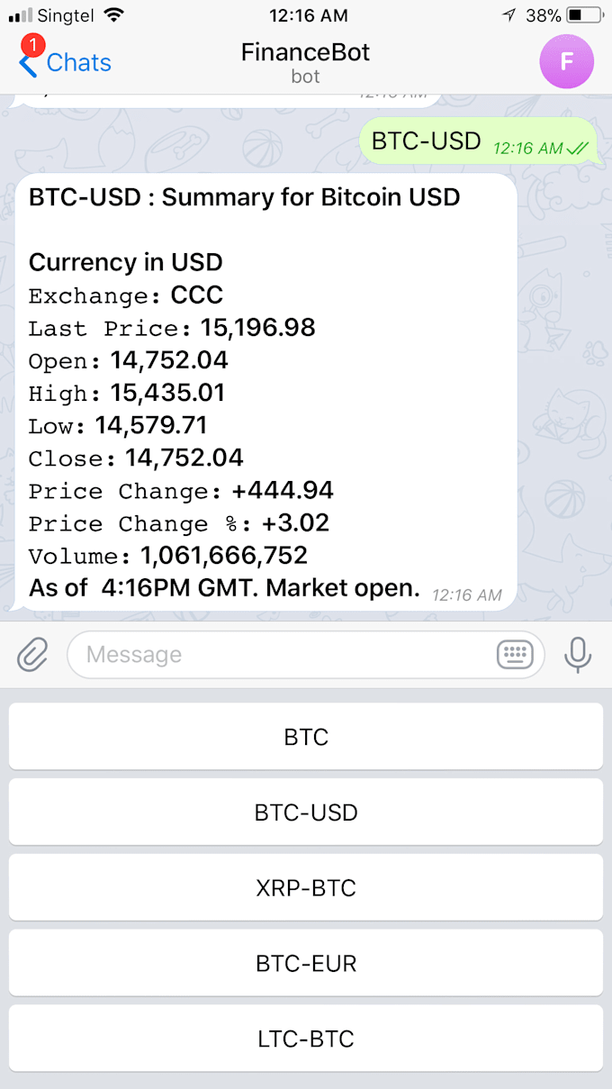 Create a beautiful and professional telegram chatbot for you by ...