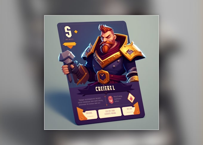 Design your own custom game cards by Roussdesign | Fiverr