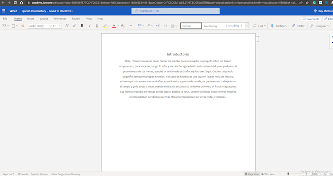 Translate or write your spanish assignments by Danielalonso119 | Fiverr
