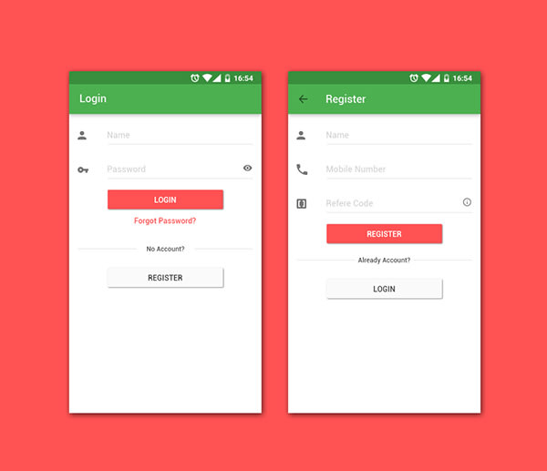 Make dynamic website with login and register functionality by ...
