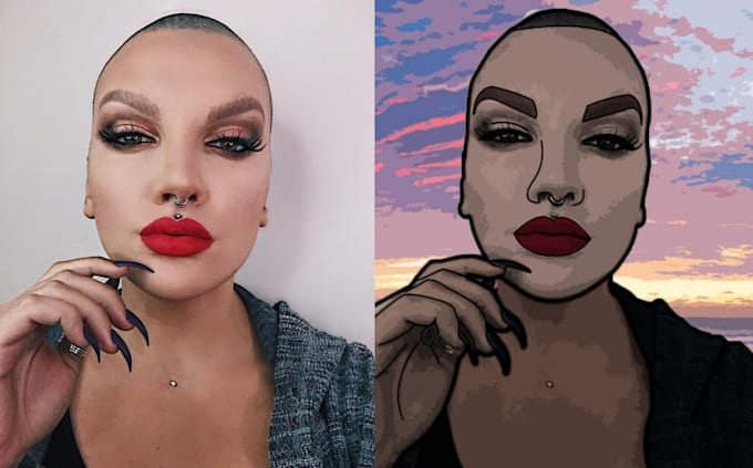 Transform every photo in cartoon photo by Nera187 | Fiverr