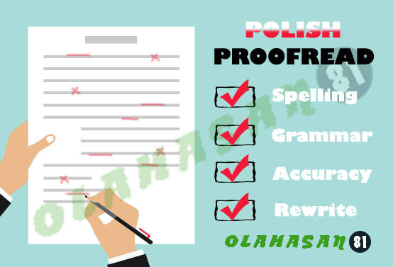 Edit and proofread polish articles by Olahasan81 | Fiverr