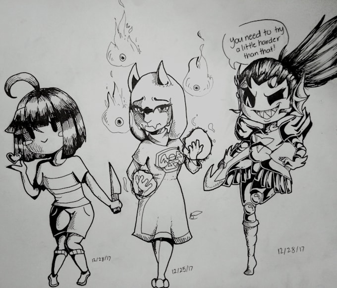 Draw any character of your choosing by Novarece | Fiverr
