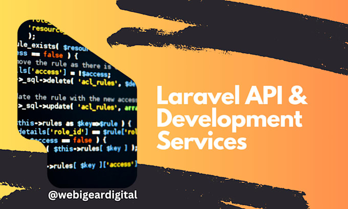 Do laravel api development by Webigear | Fiverr